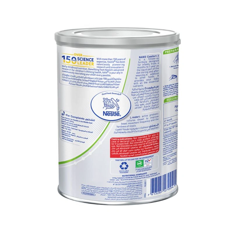 Nan Nestle Comfort 2 Follow Up Formula for Colic And Constipation ...