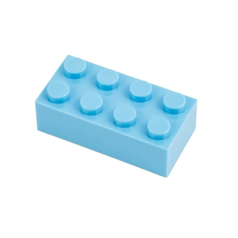 2x4 Small Pixel Building Block Blue | Wholesale Prices | Tradeling