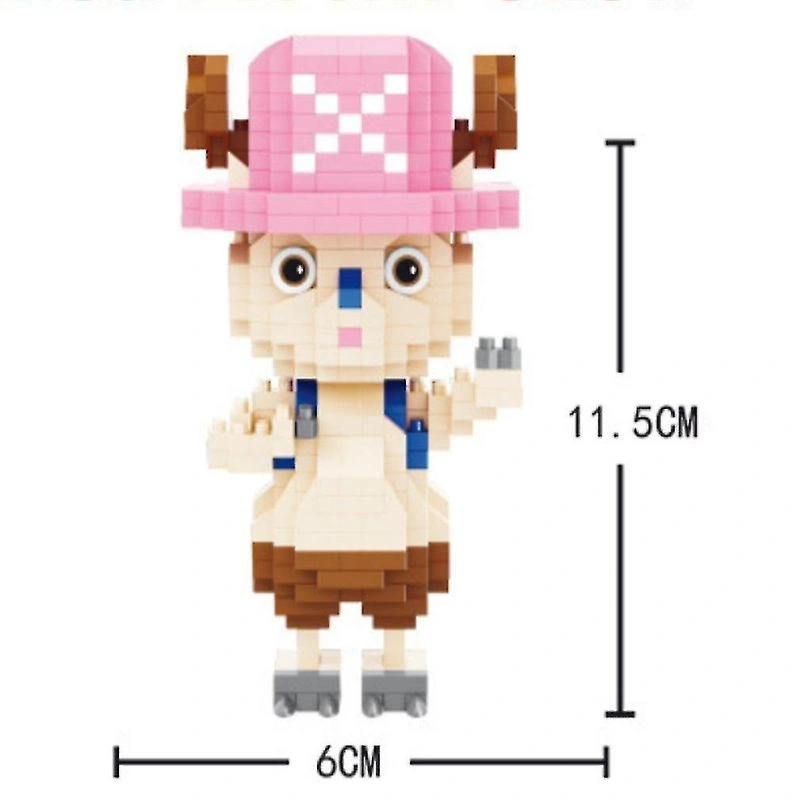 One Piece Chopper Building Blocks Puzzle Micro 3D Figures Educational ...