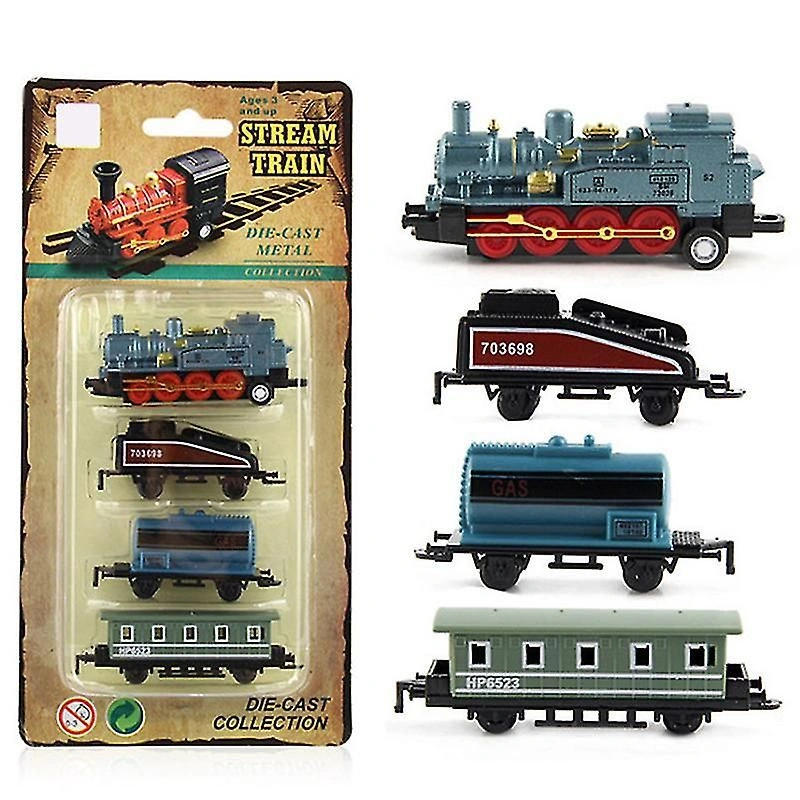 Mini Pull Back Train Model Vehicle Toys Gift Educational For Children ...