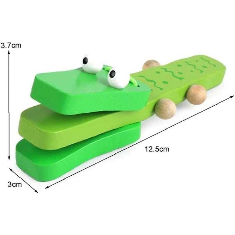 Wooden Crocodile Musical Instrument Green | Wholesale Prices | Tradeling