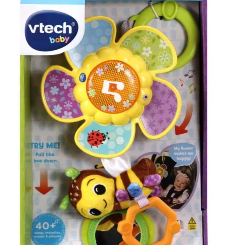 Vtech - Tug and Spin Busy Bee Interactive and Developmental Toy With ...