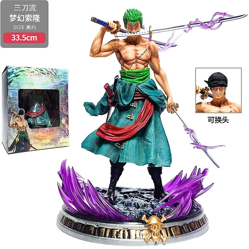 Skyyu One Piece Anime Hand-Made Dream Sauron Gk Statue Double-Headed ...
