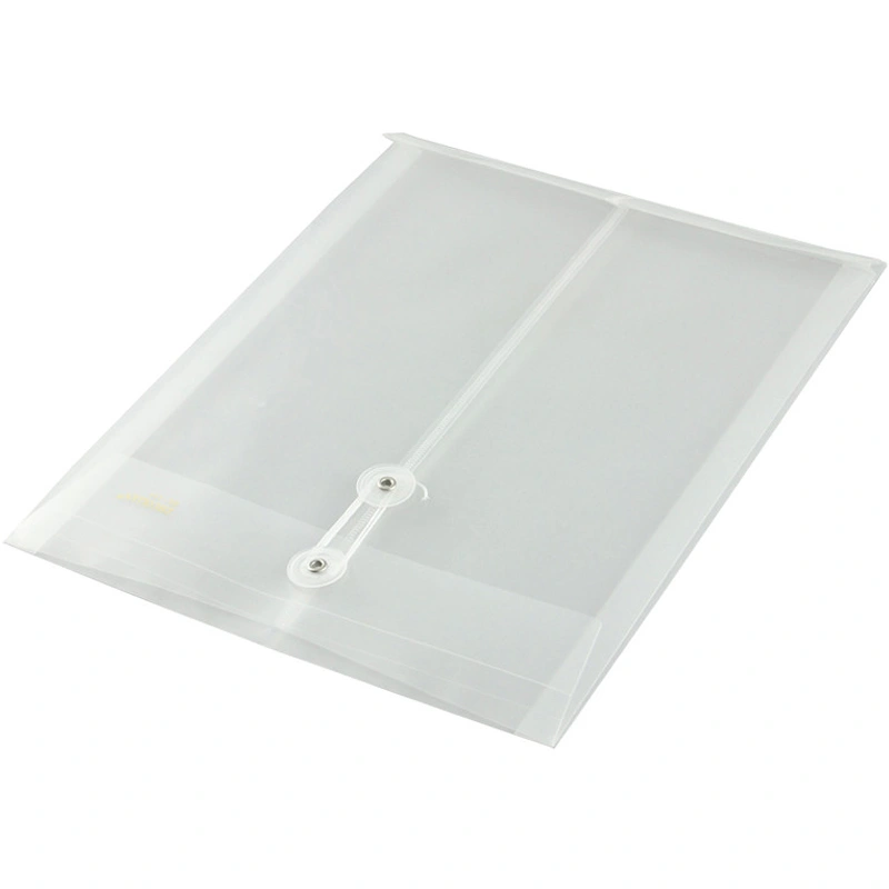 Zhuolun Zl-118 Rope Winding Document Bag A4 Transparent File Bag ...