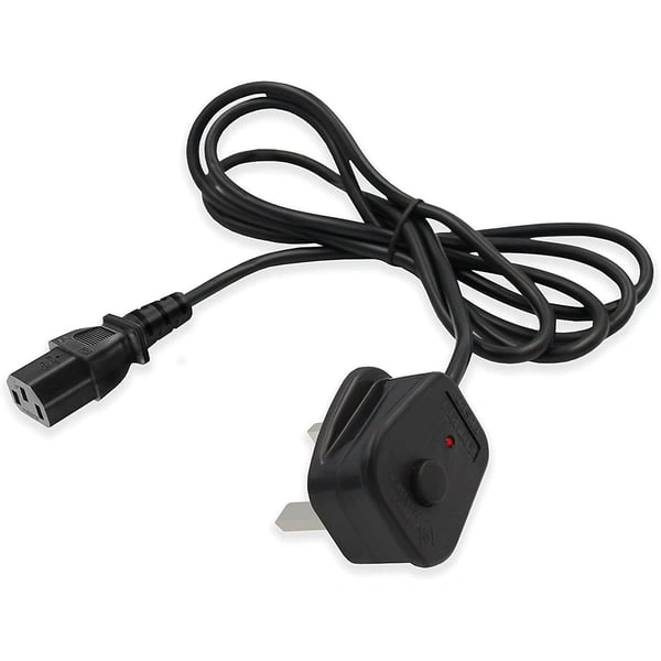 S-Tek Desktop Power Cord 3 Pin Connector 1.8-Meter 6-Feet | Wholesale ...