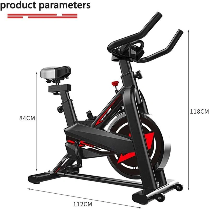 Professional Indoor Stationary Exercise Bike With Handlebars And ...