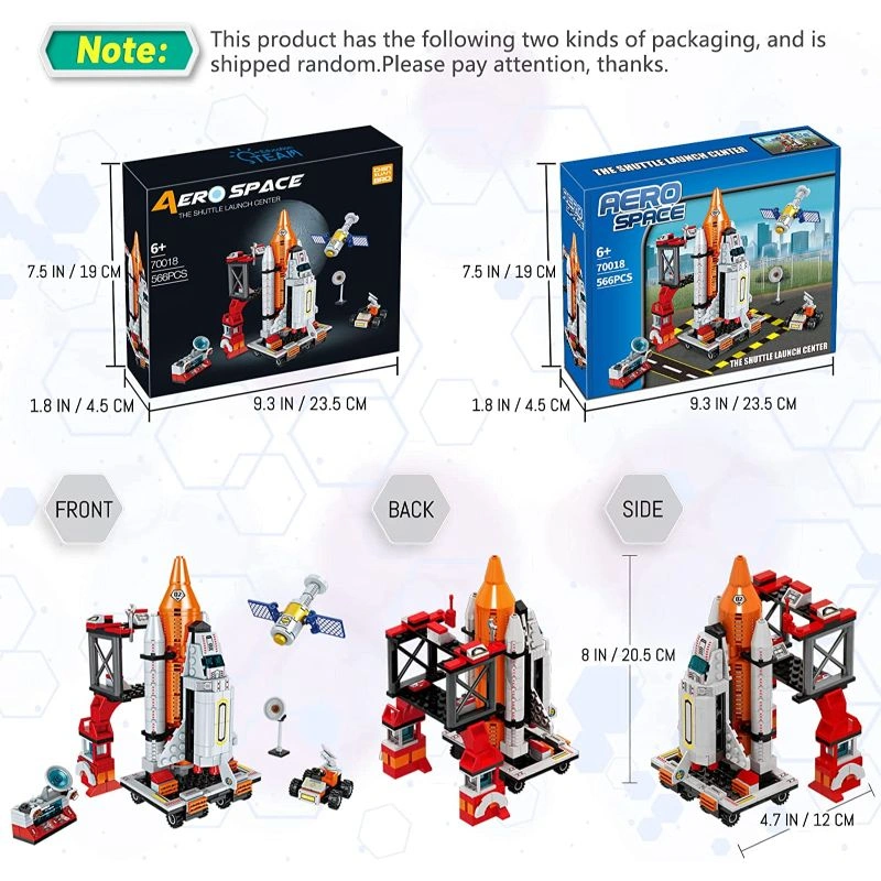 Space Exploration Shuttle Toys for 6 7 8 9 10 11 12 Year Old Boys 12-in ...