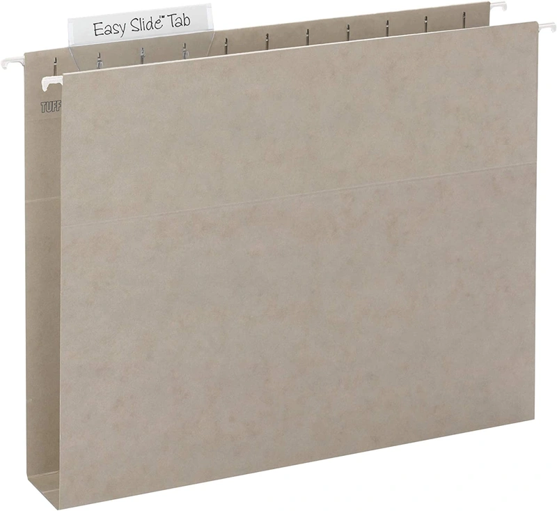 Tuff Extra Capacity Box Bottom Hanging Folder, 2 Inch Expansion, 1/3 ...