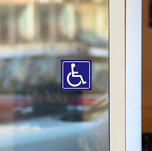 4 Less Co 6 Pack Of 3 Inch Handicap Access Ada Window Door Vehicle Wall ...