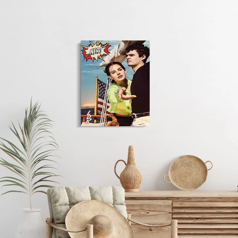 Lana Del Rey Poster Fabric Art Poster Fabic Prints 14x20 Inch For Wall ...