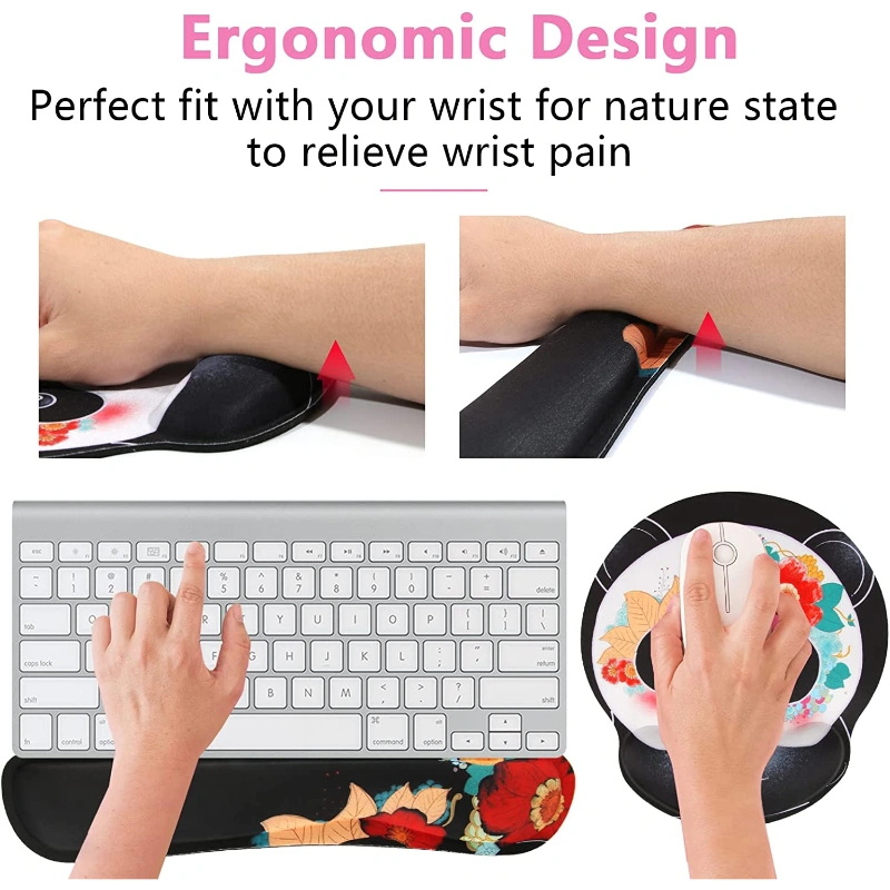 Keyboard Wrist Rest And Mouse Pad, Memory Foam Panda - Billion Fun ...