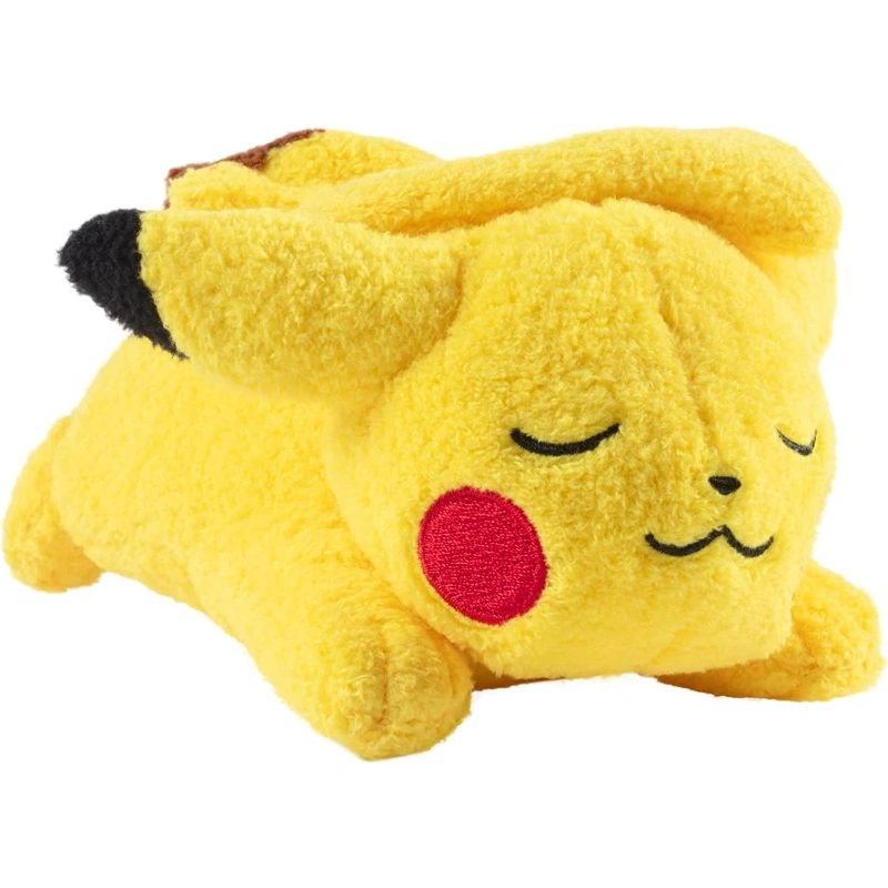 Pokémon Set of 3 Sleeping Plush Pikachu, Riolu and Igglybuff Stuffed ...