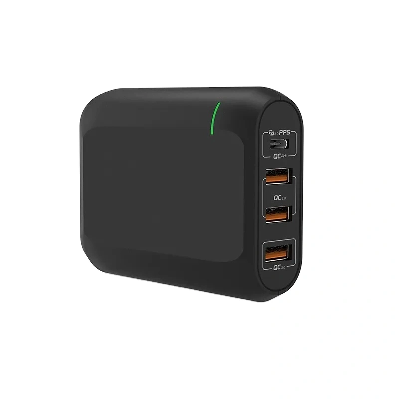 Multi Port Fast Charging 120W Usb C Car Charger Qc5 Pd Black ...