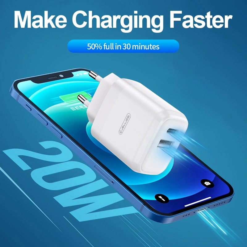 Pd20W Qc 3.0 Smart Charging Usb C Wall Charger White US Plug ...