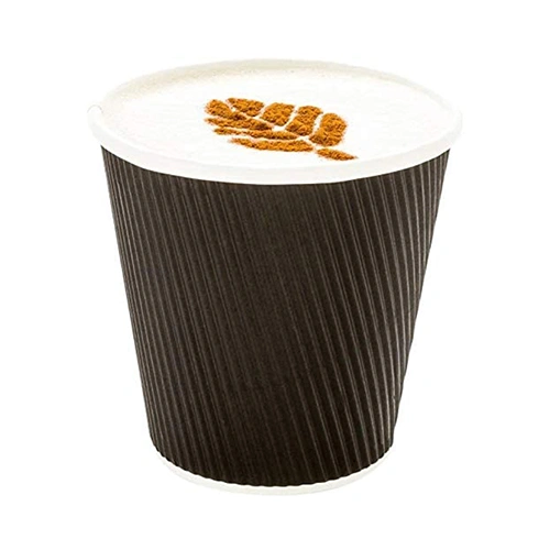 SNH Packing Ripple Coffee Cup Without Lid Suitable For Home, Office, Restaurants Use Pack of 50 ...