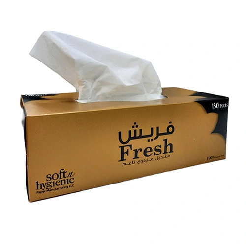 Fresh Facial Tissues 150 Sheets 2 Ply - Premium Tissue, Ultra Soft ...