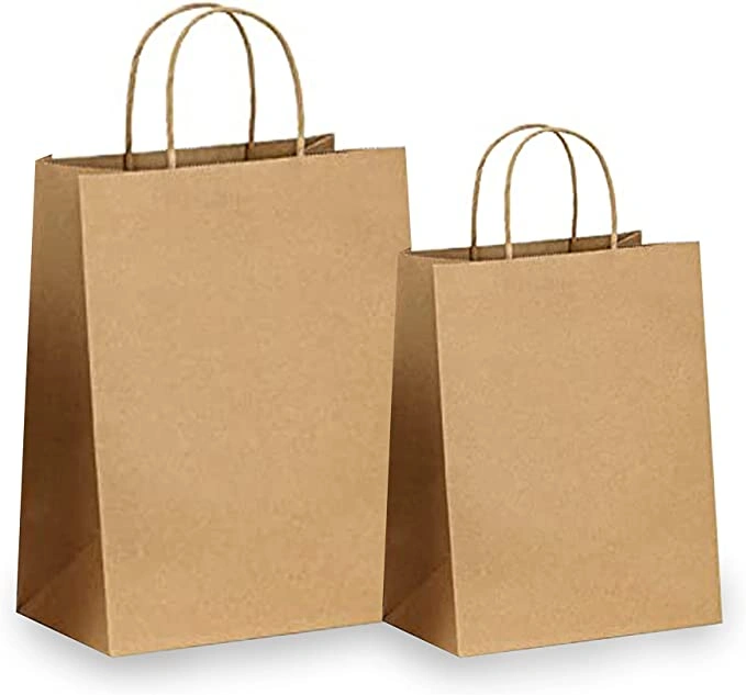 Metro Foodpack Paper Bag 25pcs With Handle (Brown) Large | Wholesale ...