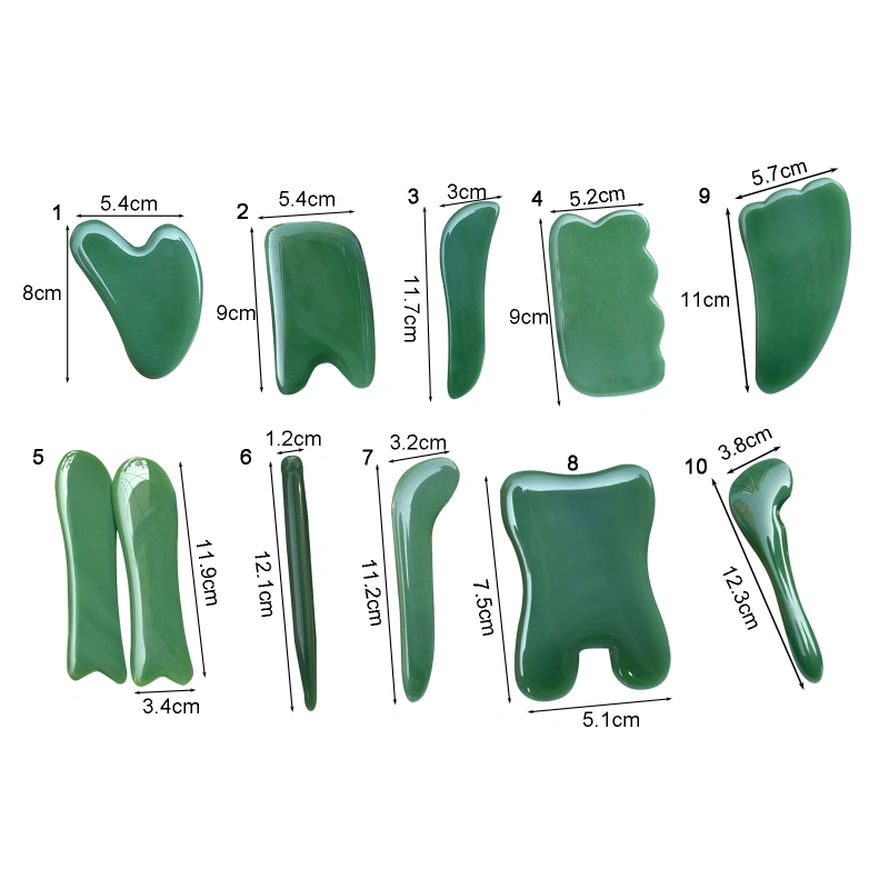 Guasha Board Multiple Shapes Body Massage Synthetic Face Skin Scrape ...