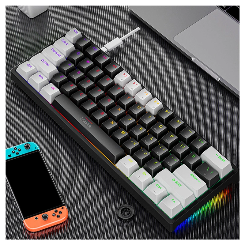 Mechanical Gaming Keyboard Wired USB Gaming Keyboard LED Backlit ...
