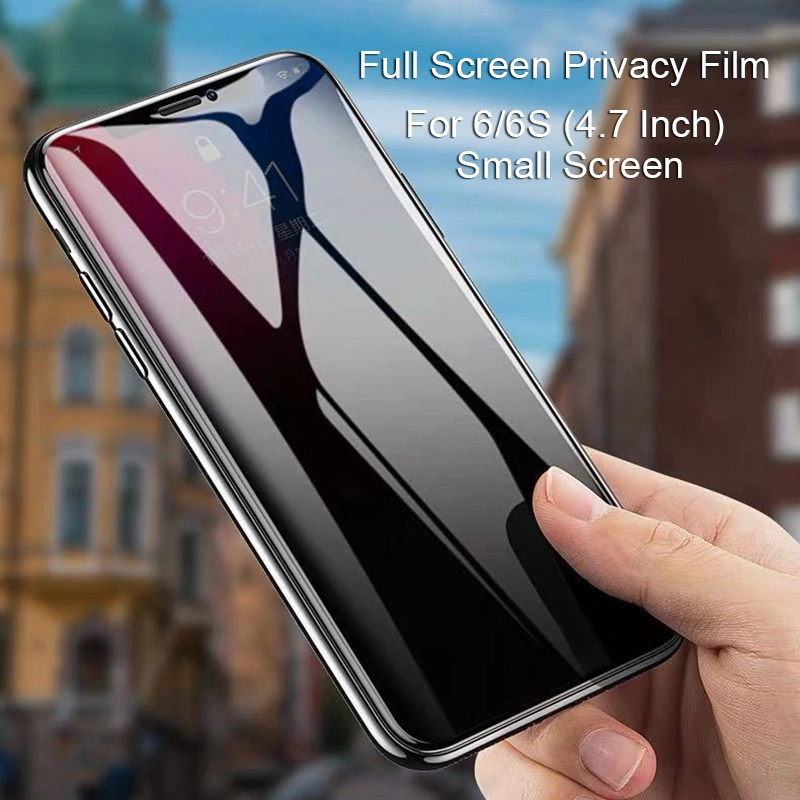Antispeeping Tempered Phone Screen Protector With Round Edge Peep Proof ...