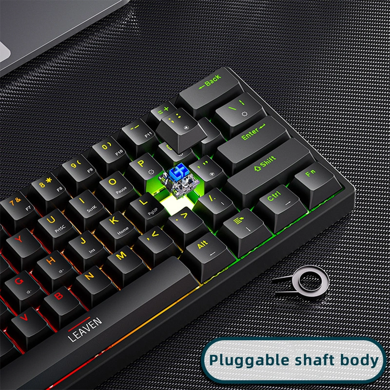 Mechanical Gaming Keyboard Wired USB Gaming Keyboard LED Backlit ...