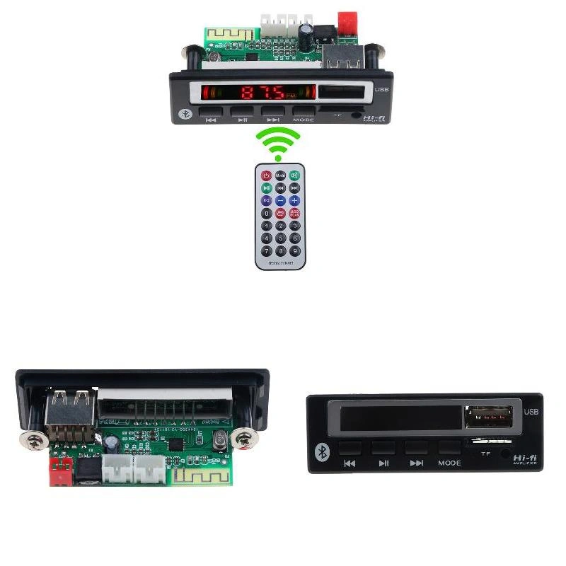 Mp3 Bluetooth Decoding Module Board PCBA Decode Board With Remote ...