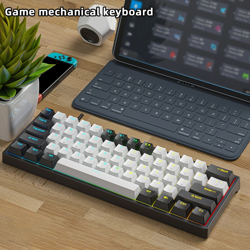 Mechanical Gaming Keyboard Wired USB Gaming Keyboard LED Backlit ...