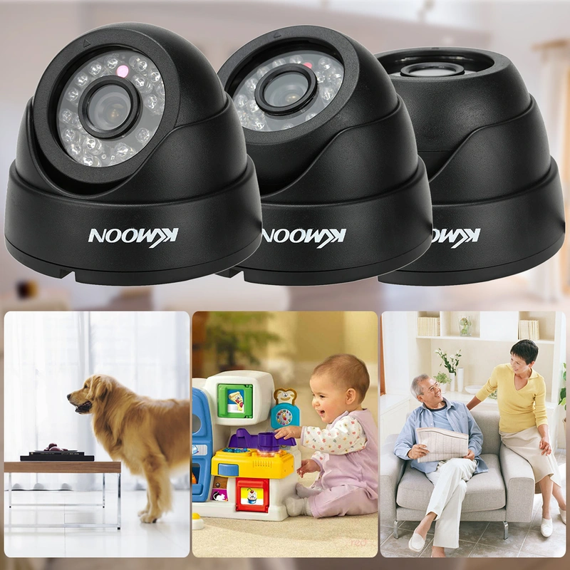 1200TVL Surveillance Camera Security CCTV Indoor Night Vision 1/3 In ...