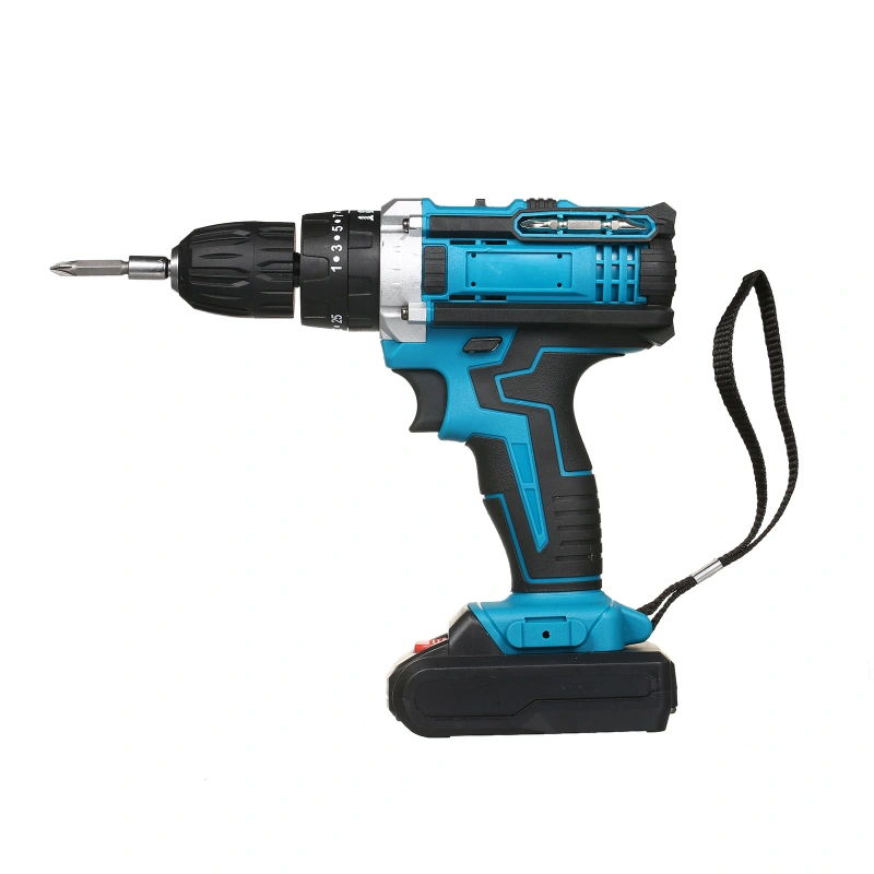 Cordless Drill Driver Kits with 2 Battery 21V Hand-held Electric Drill ...