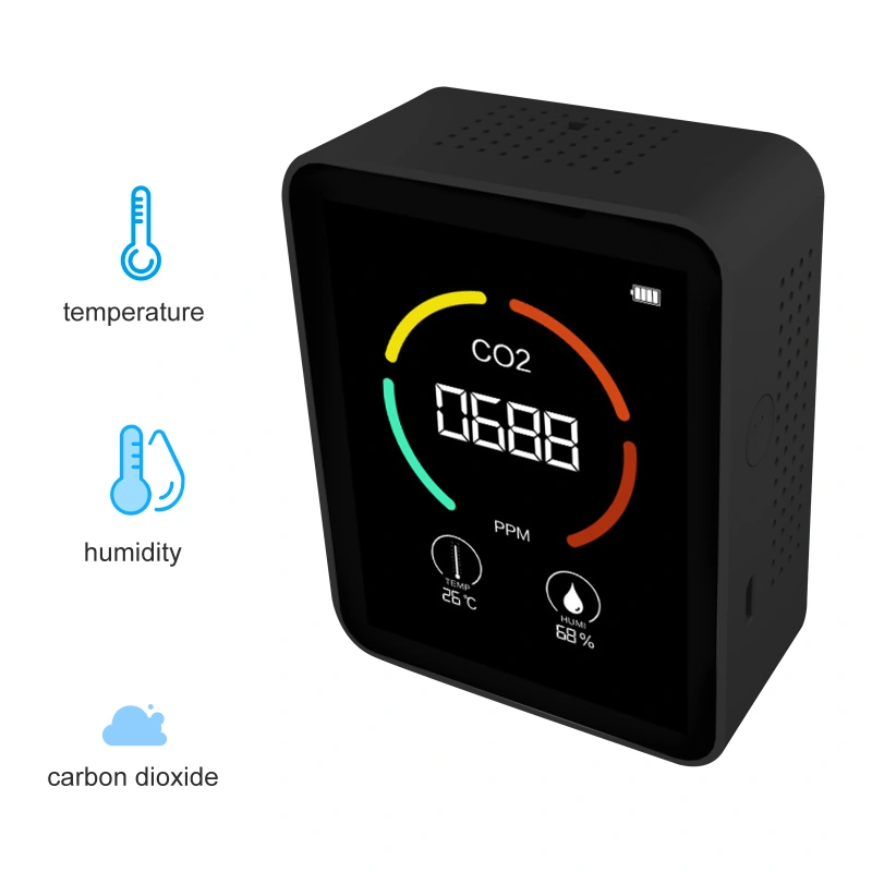 Air Quality Monitor Carbon Dioxide Meter Digital Thermometer Tester ...
