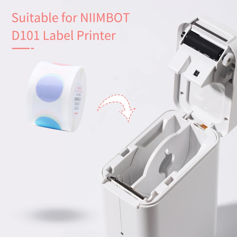 Niimbot Thermal Label Paper for D101 Label Printer Barcode Price Size ...