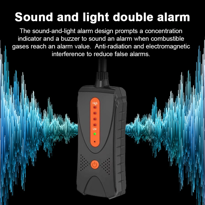 Handheld Combustible Gases Leak Detector Natural Gases Leakage Tester ...