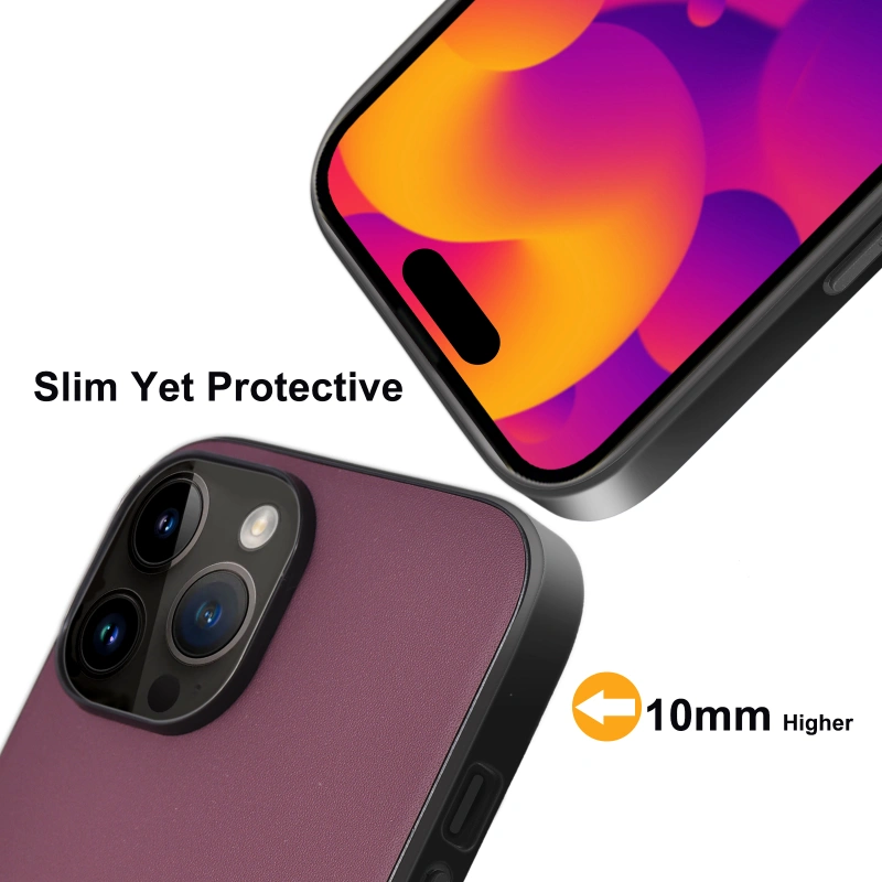Designed for iPhone 15 ProMax Case Slim Fit 6.8-inch Made of Faux ...