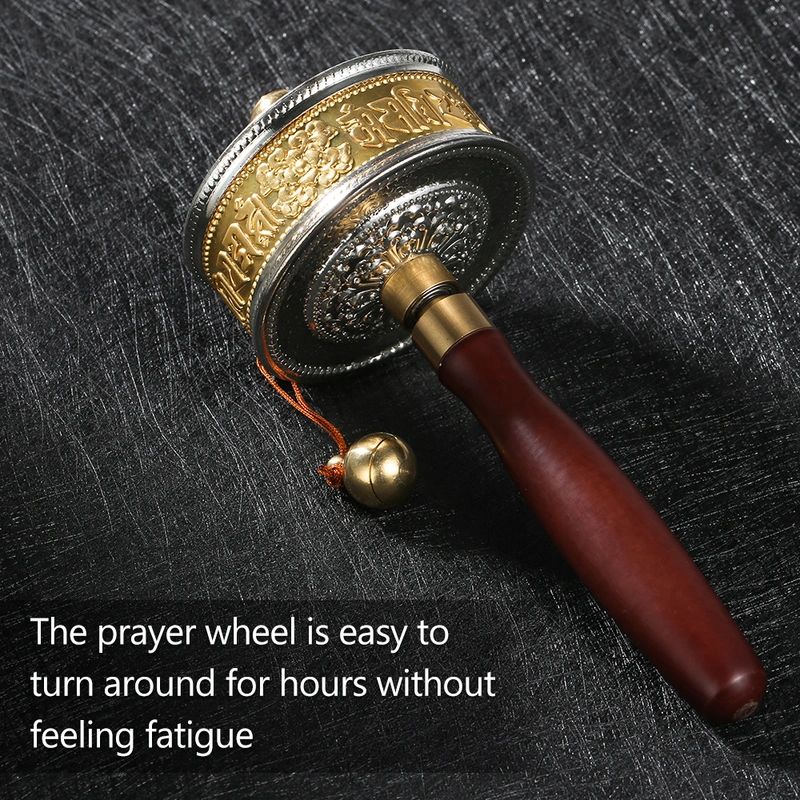 Tibetan Prayer Wheel Tibetan Buddhist Hand Turn Praying Instrument ...