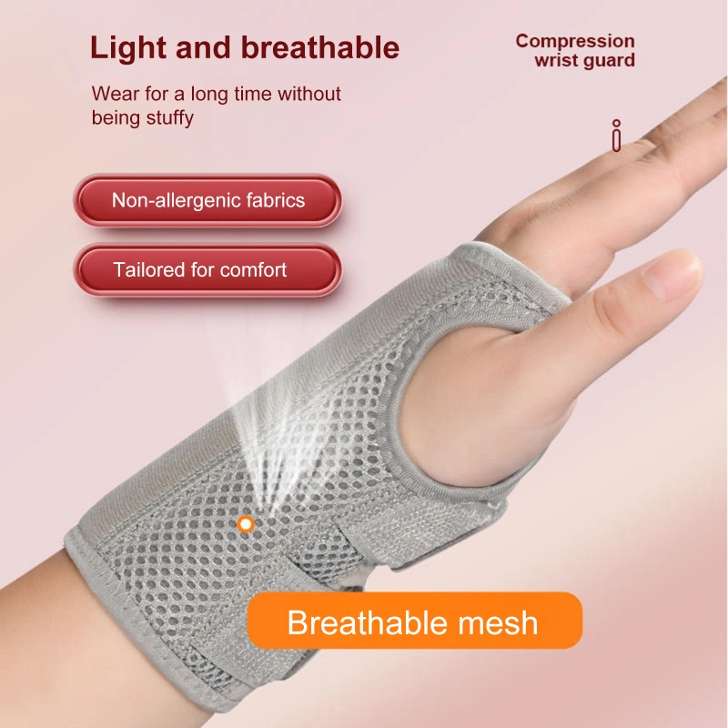 Breathable Wrist Splint Wrist Corrector Brace Sprain Immobilization ...