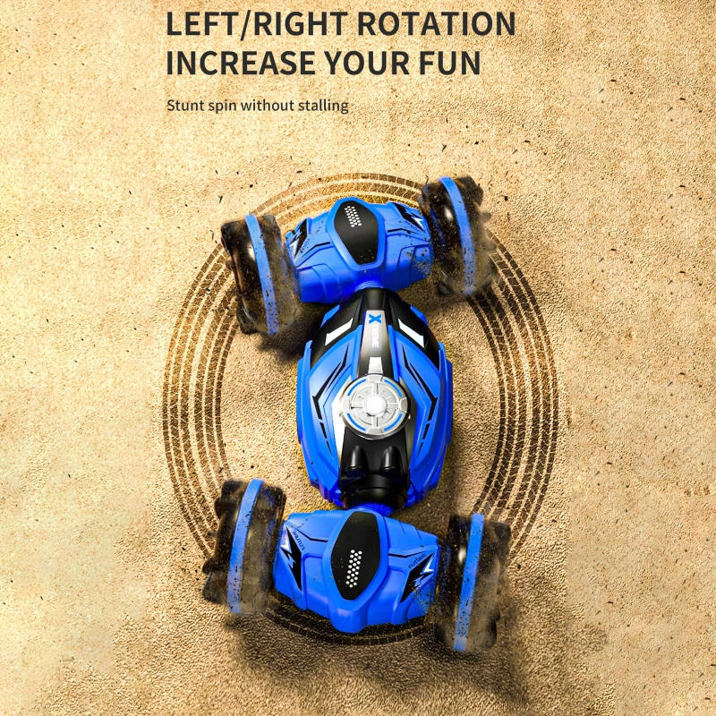 Remote Control Stunt Car 2.4GHz Transforming Amphibious Remote Control ...