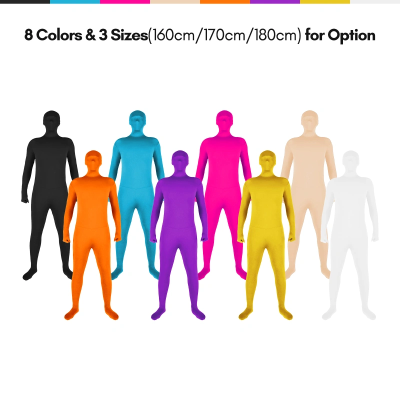 Full Body Photography Chromakey Suit Unisex Adult Bodysuit Stretch ...