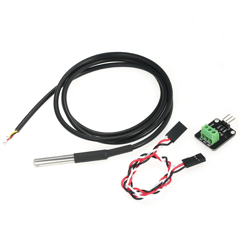 DS18B20 Temperature Sensor Module Stainless Steel Temperature Probe ...