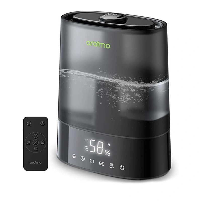 Oraimo Humidifiers Top Fill 6L Capacity 28dB Quiet LED screen Touch ...