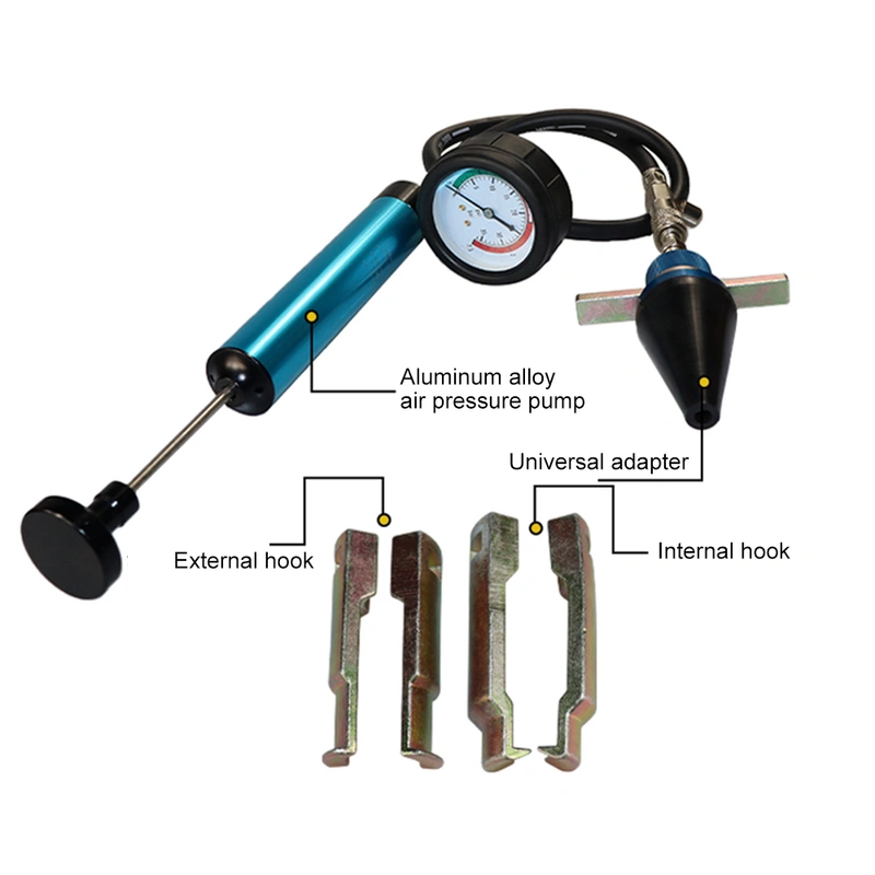 Radiator Pressure Test Kit with Hand Pump and Universal Adapter ...