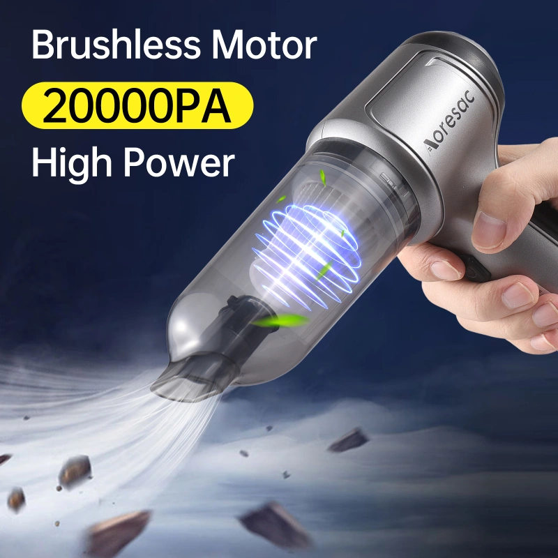 Aoresac Portable Handheld Vacuum Cleaner Mini Cordless Car Vacuum Cleaner Brusheless Motor ...
