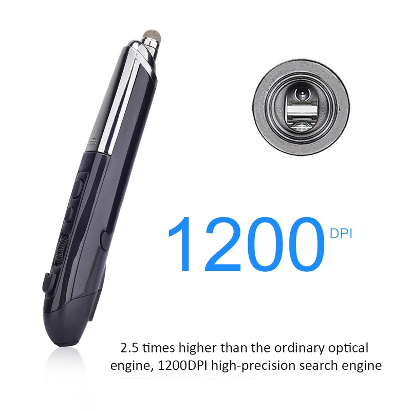 PR-08 2.4Ghz Wireless Optical Touch-pen Mouse 800/1200/1600DPI Wireless ...