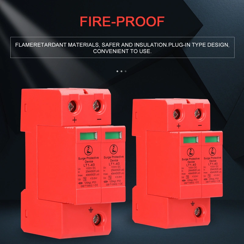 Surge Protector,Plug-in Type Solar Photovoltaic Power Surge Protector ...