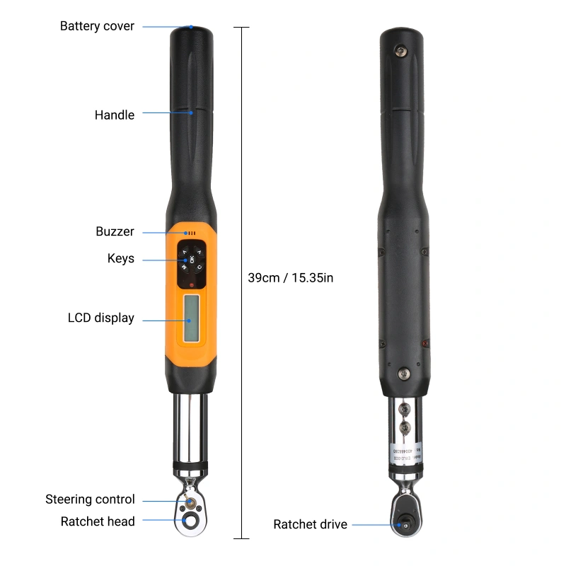 Torque Wrench,1/4 Inch Digital Torque Wrench Electronic Torque Wrench ...
