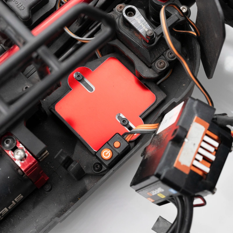 Mount Plate,Carbon Fiber ESC Mount Plate Replacement for Traxs Slash ...