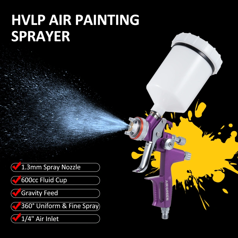 Paint sprayer,Professional Gravity Feed High Volume Low Pressure Air ...