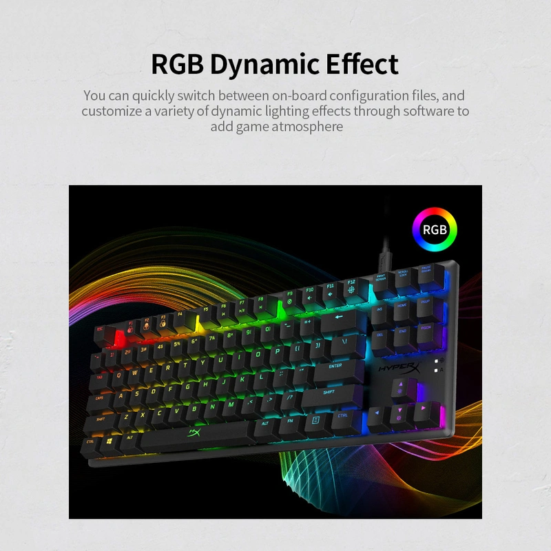 Keyboard,Kingston Mechanical Keyboard HyperX Alloy Origins Core RGB ...