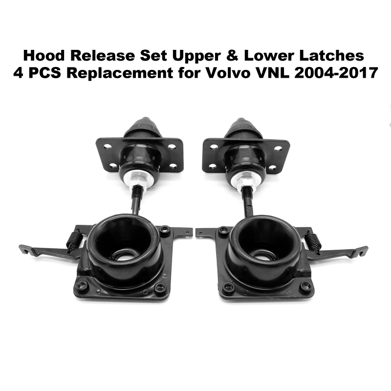 Hood Latch,Hood Release Set Upper & Lower Latches 4 PCS Replacement for ...