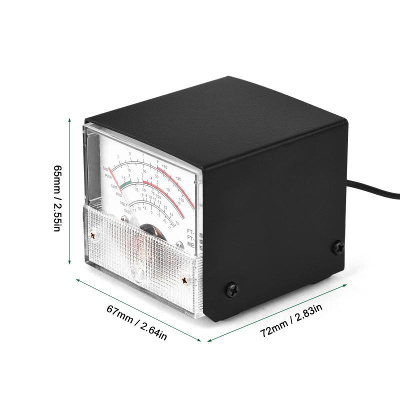 Standing Wave Meter,Mini SWR Power Meter External Meter Pointer ...