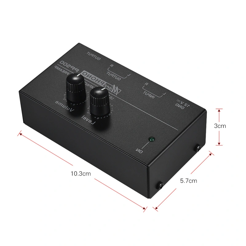 Audio Device,Ultra-compact Phono Preamp Preamplifier with Level ...